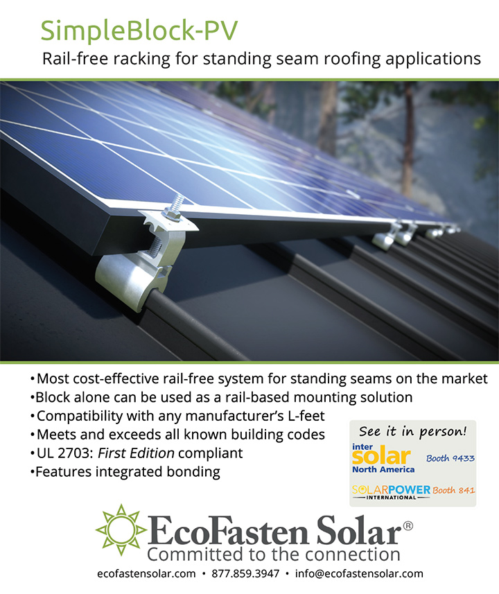 Alternative Energy Product - Ecofasten Solar | AltEnergyMag